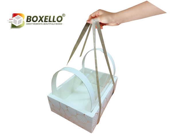 Dome Shape Hamper Box with Gold Foiling (10"x7"x8.5") 5300 – Boxello