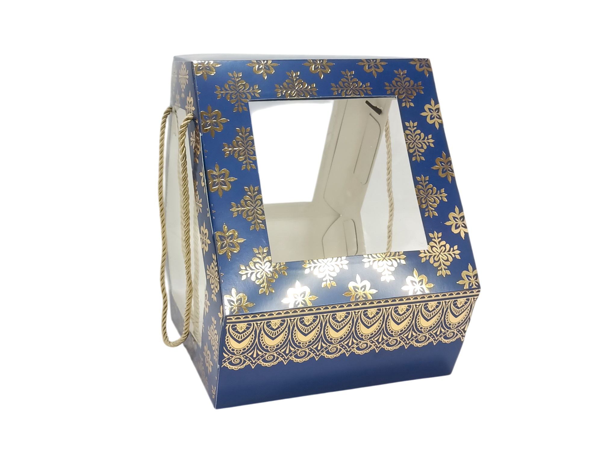 Hexagon Hamper with Gold Foiling ( 8.5" x8.5" x 11.5") – Boxello