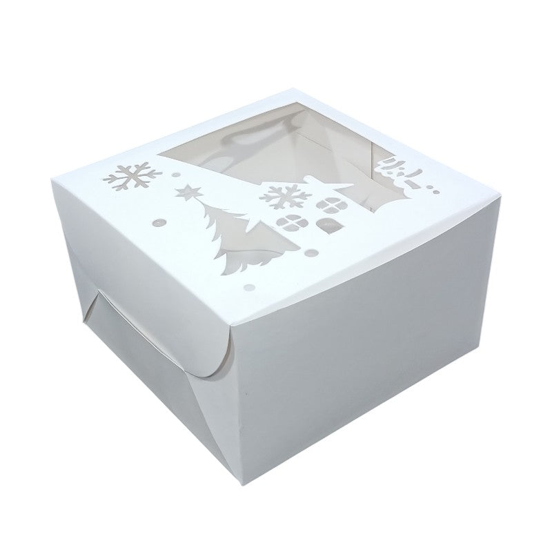 1 kg Cake Box Christmas Box (10x10x5 inch ) – Boxello